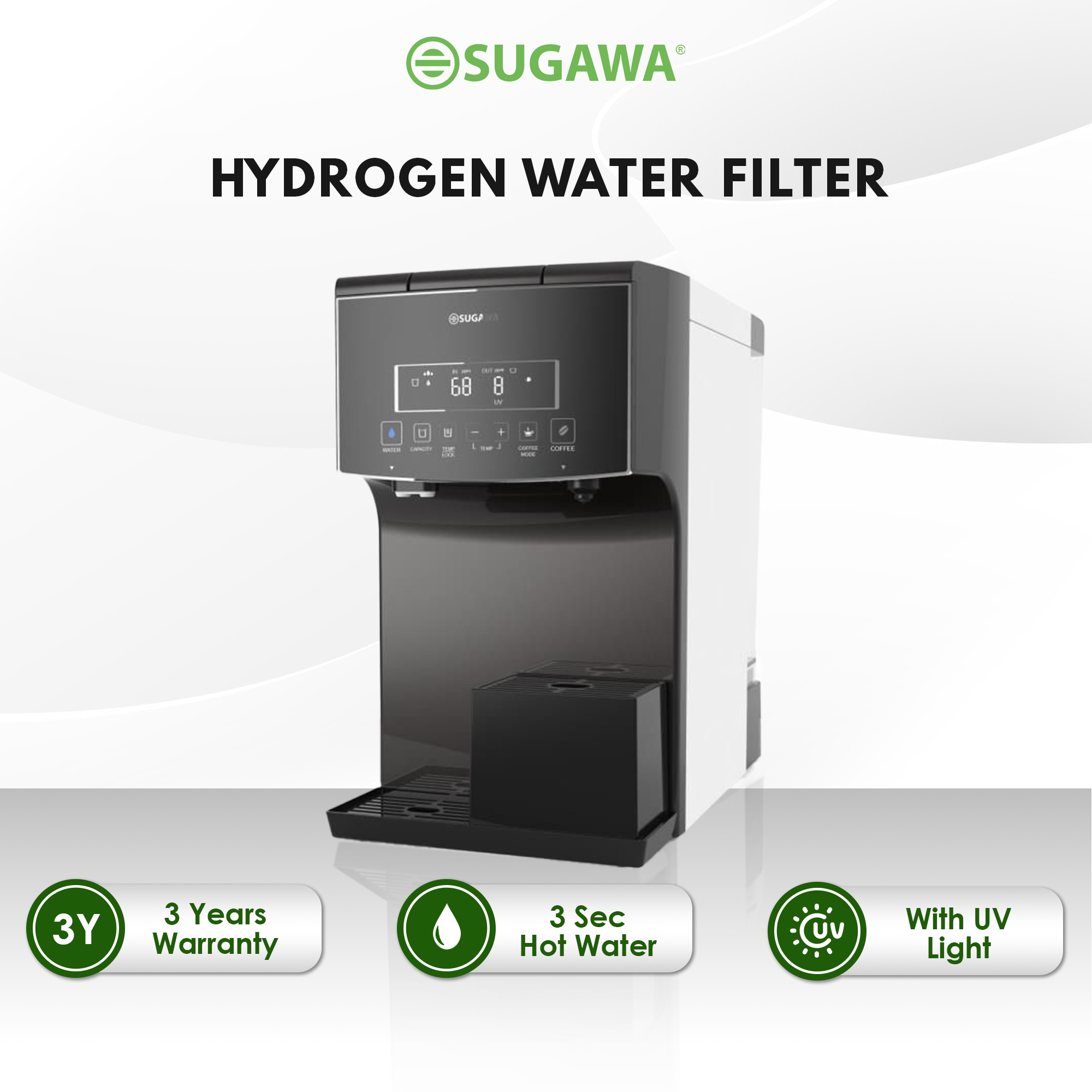 HYDROGEN WATER FILTER SWF-800A – SUGAWA.MY